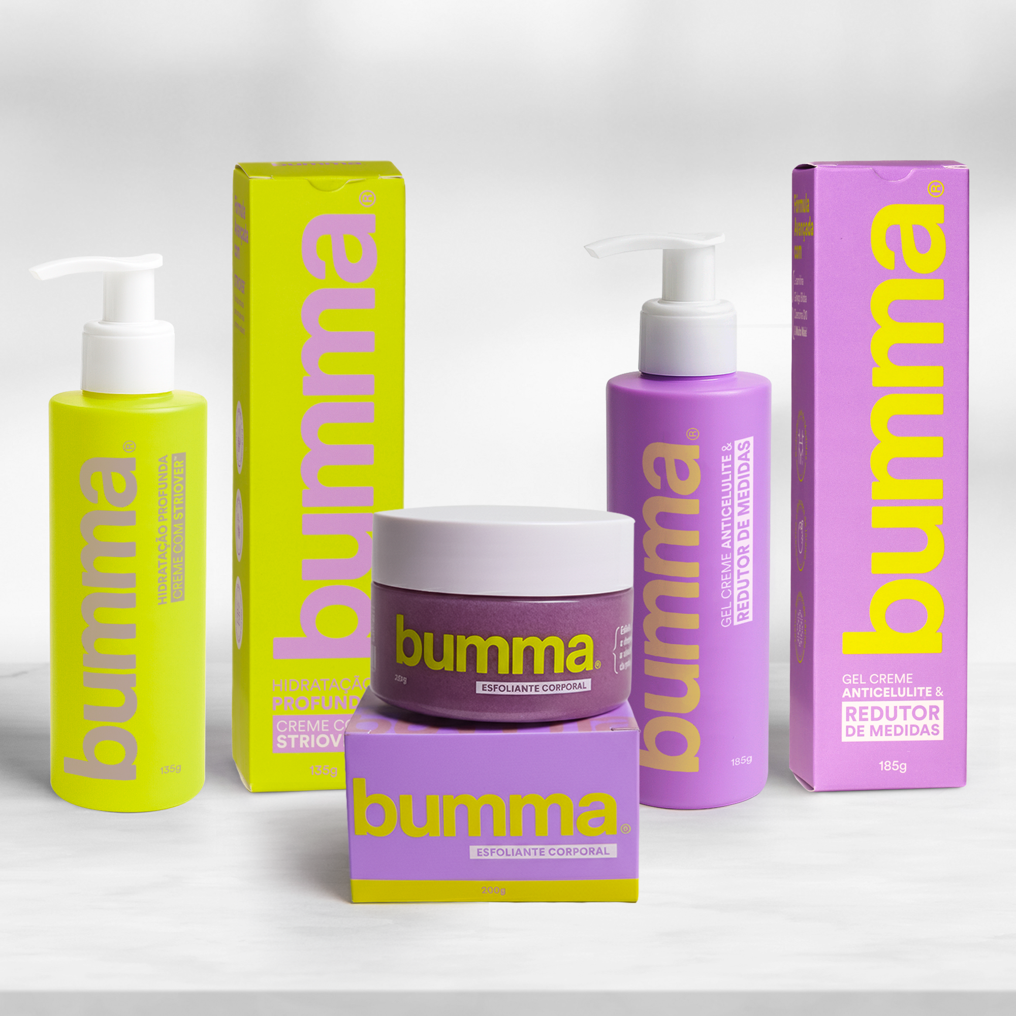 Kit Momento Bumma – Trio de Cuidados para Estrias e Celulite